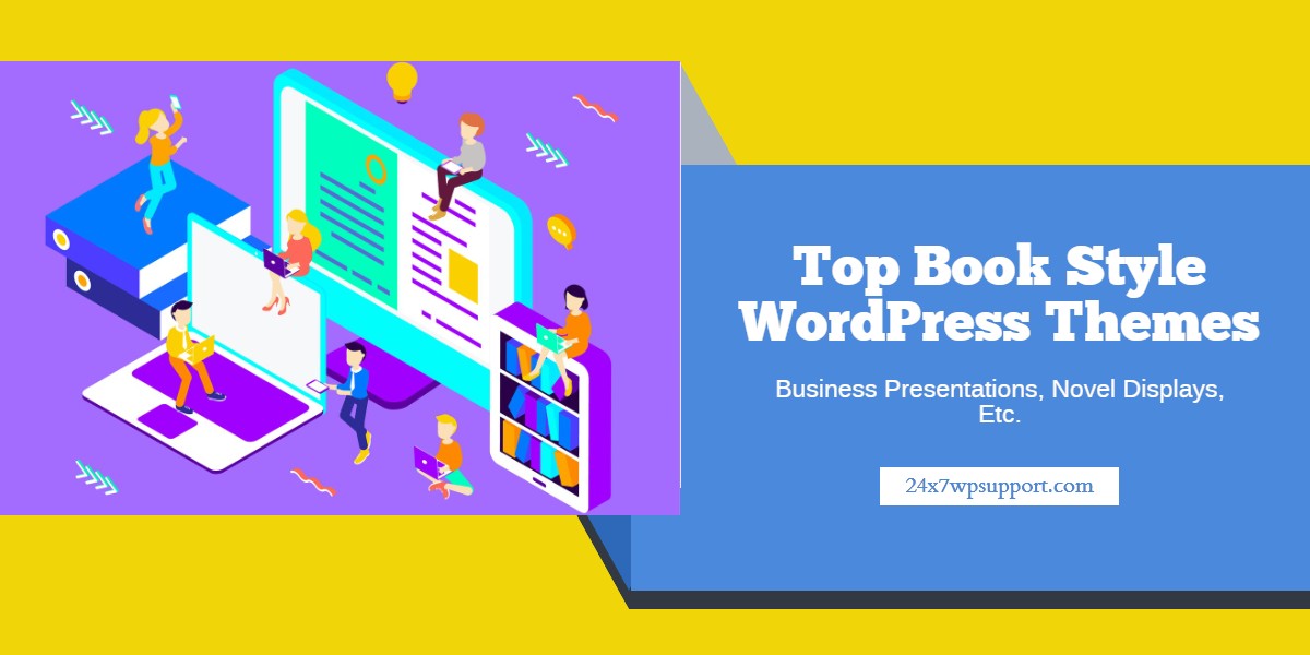 Top Book Style WordPress Themes 24x7wpsupport